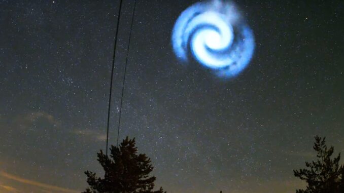 Dimosbox.gr Blog - Giant SpaceX Swirl Sparkles Across Swathes of Europe